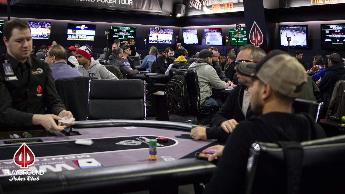 Cards are in the air in Event #6 | Playground Poker Fall Classic 2017